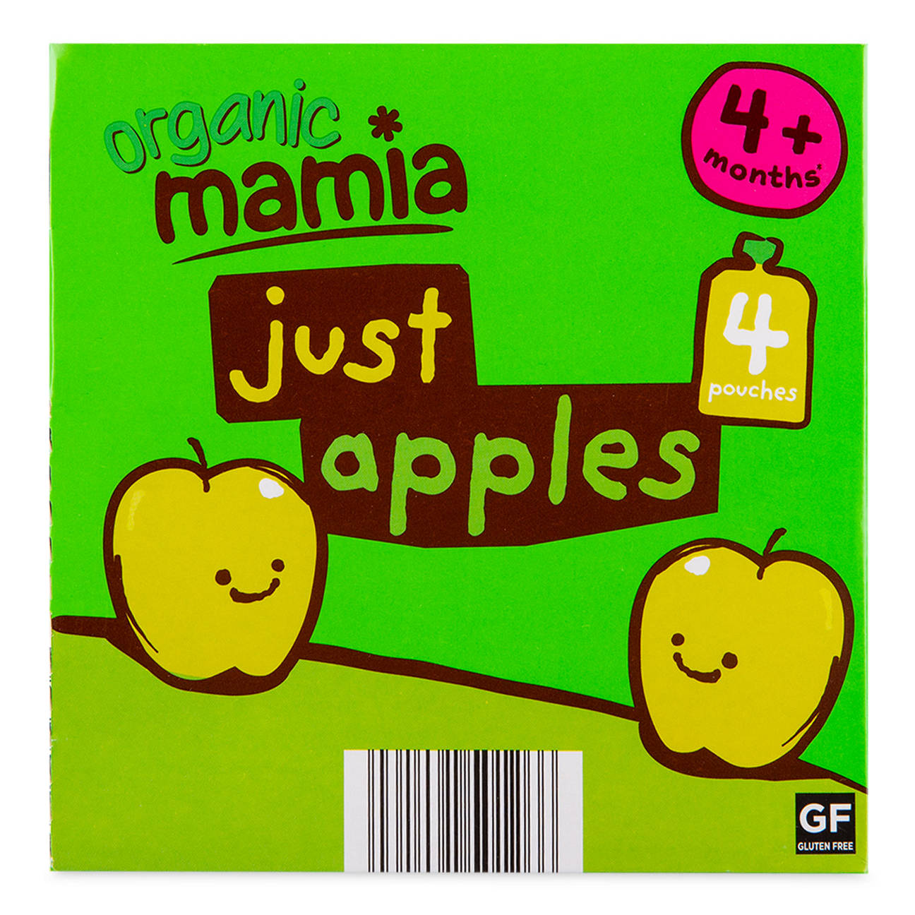 Organic Just Apples Fruit Pouch 4 Pack | ALDI UK